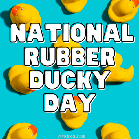 National Rubber Ducky Day in Pre-K - Pre-K Guide