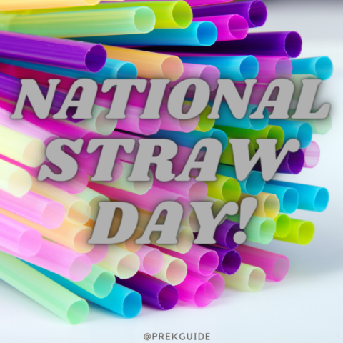 National Drinking Straw Day in Pre-K! - Pre-K Guide